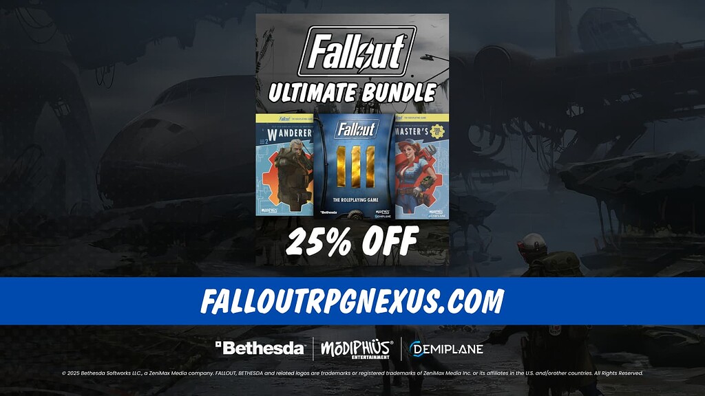 Fallout: The Roleplaying Game Ultimate Bundle has ARRIVED! - News ...