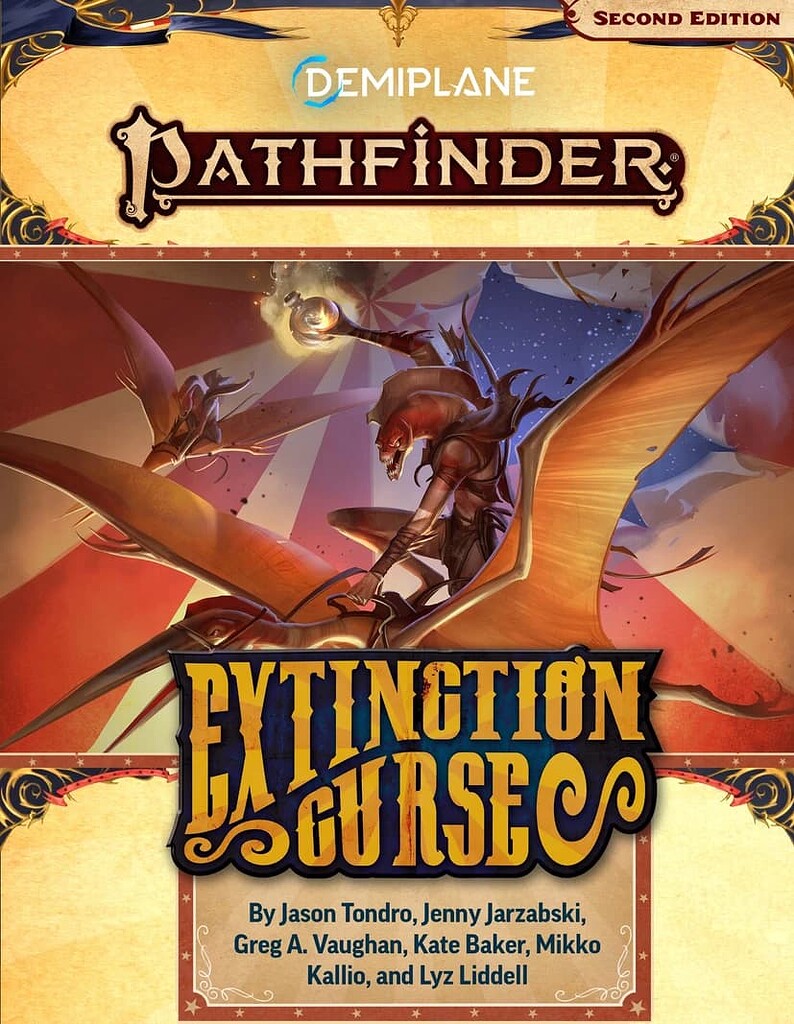 Extinction Curse Adventure Path - Support Thread - Pathfinder Nexus & Character Tools ...