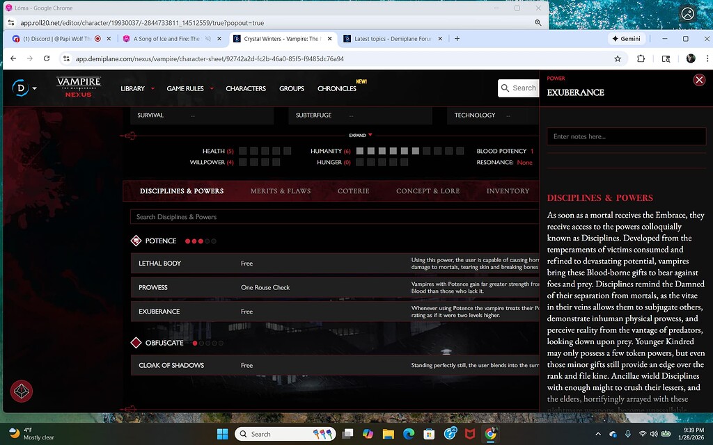 VtM 5E: Having Issues with Tattered Facade AGAIN - Vampire Nexus ...