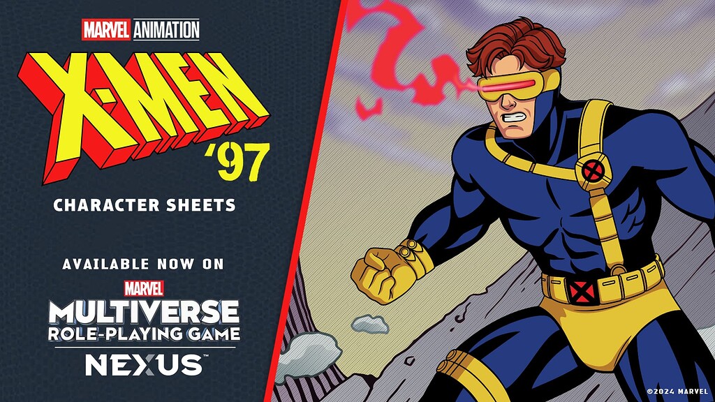 Marvel '97 Character Sheets - Support Thread - Marvel Multiverse Nexus ...