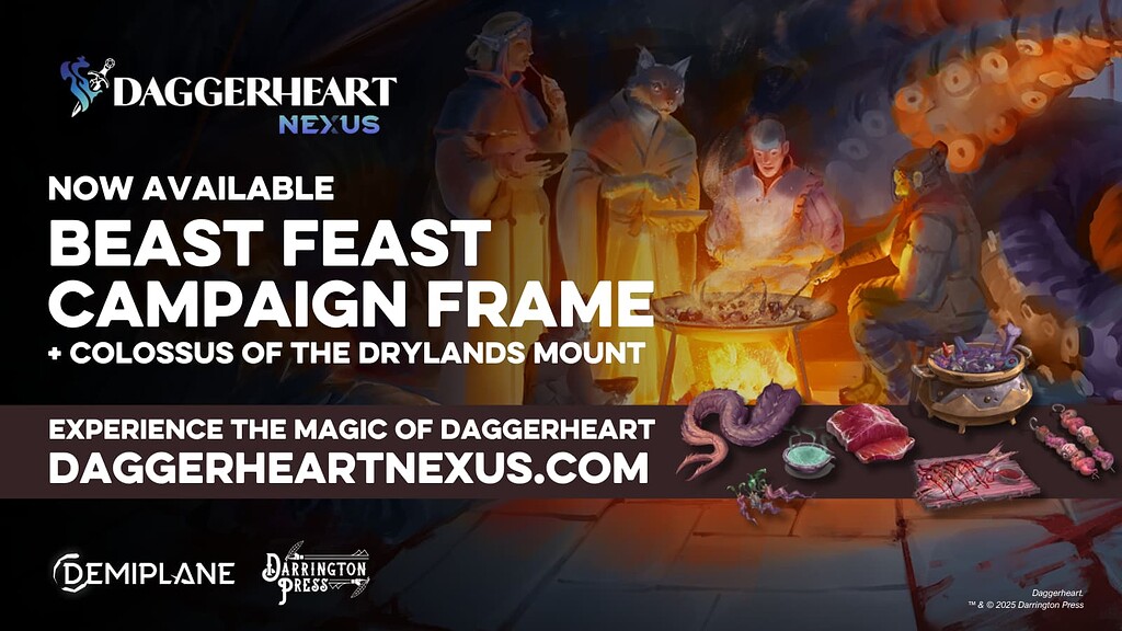 LET'S FEAST! (Daggerheart Beast Feast Campaign Frame Support Now ...
