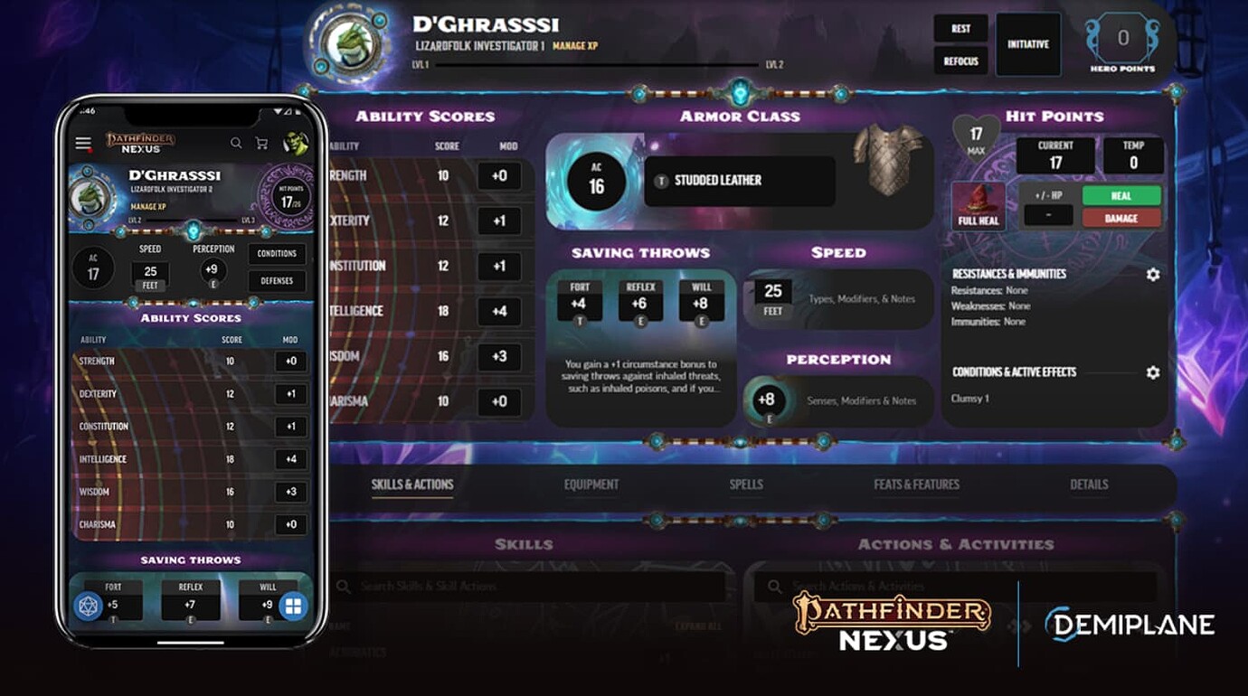 Welcome to the Pathfinder NEXUS Character Tools Open Beta! - News ...